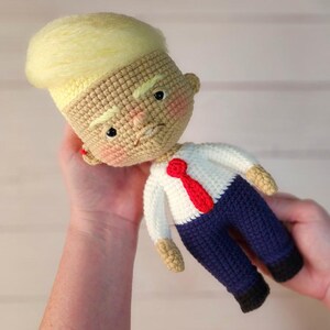 CROCHET PATTERN: Amigurumi-trump Doll - Etsy