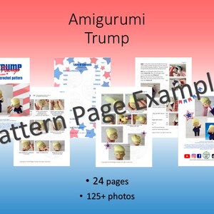CROCHET PATTERN: Amigurumi-trump Doll - Etsy