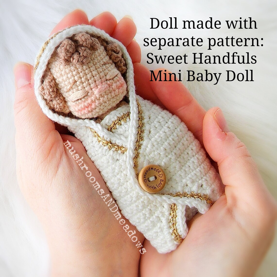 CROCHET PATTERN Sweet Handfuls Baby Jesus Add-on Set - Etsy