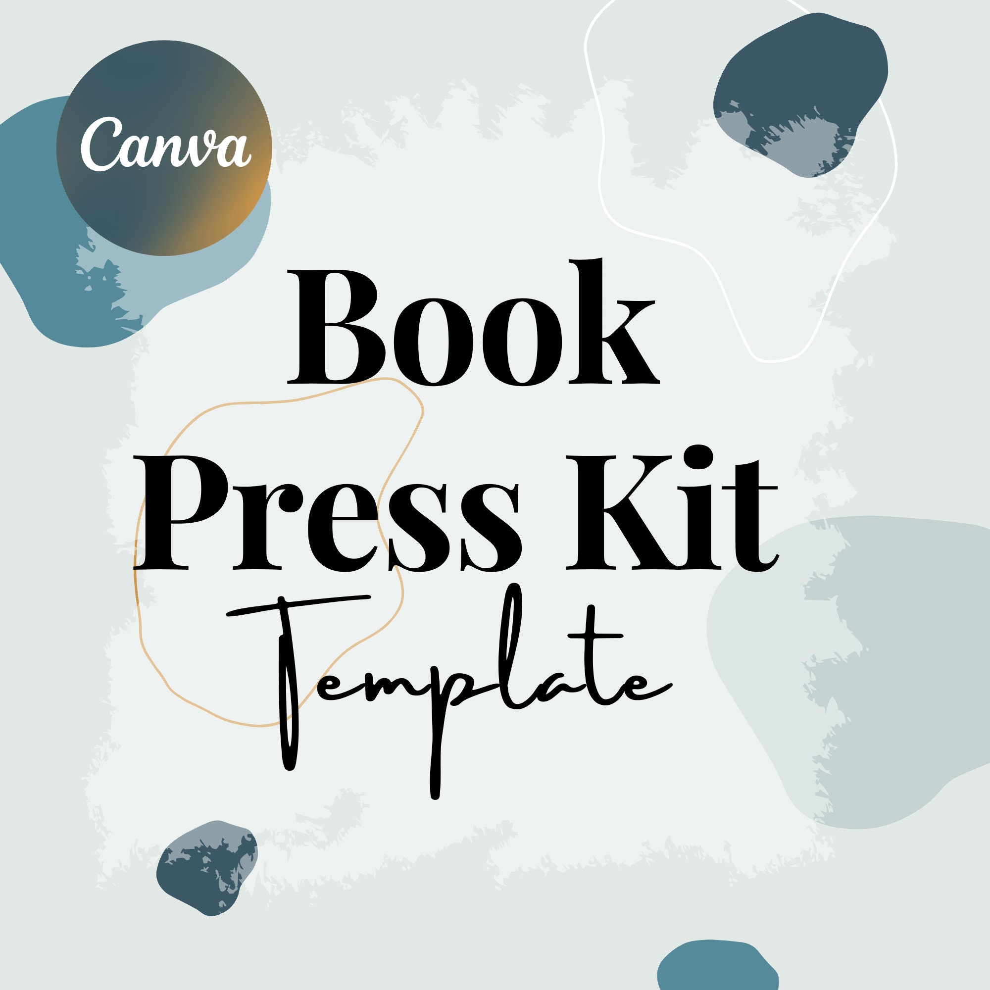 Book - Press Kit Template - Etsy
