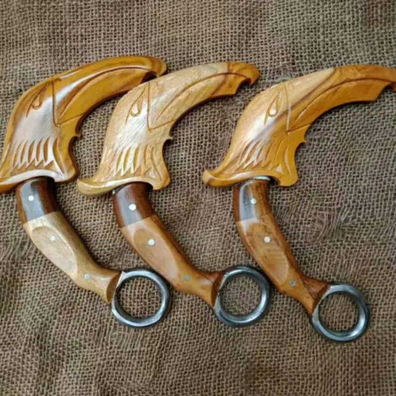 Ethnic Karambit Traditional Knife Minangkabau Sumatera Eagle Head ...