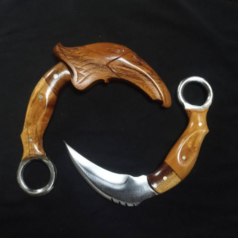 Ethnic Karambit Traditional Knife Minangkabau Sumatera Eagle Head ...
