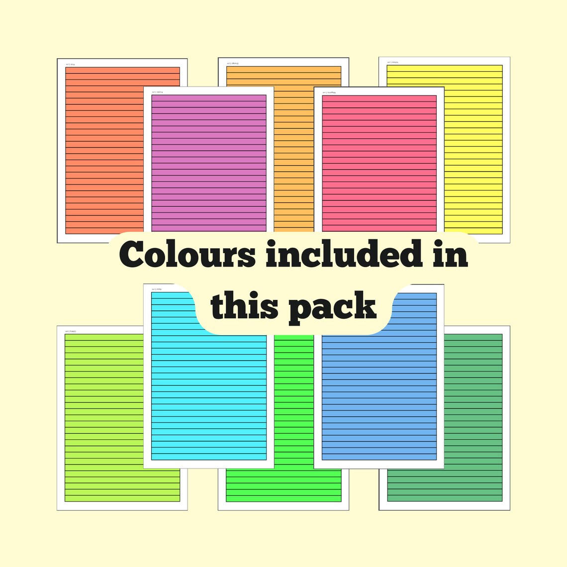 Printable Writing Aid for Dyslexia & Irlen Syndrome | Visual Stress ...