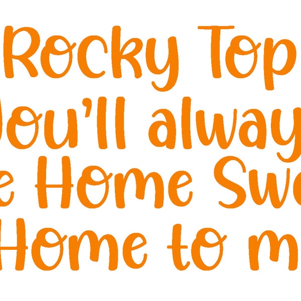 Rocky Top Svg - Etsy