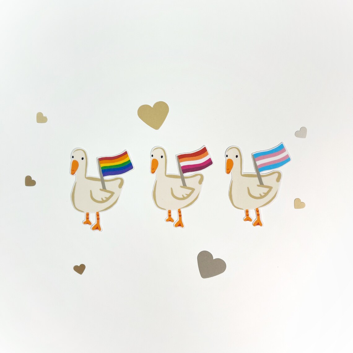 LGBTQ Ducks / Pride Stickers / Pride Flags - Etsy