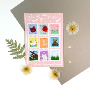 You've Got Mail / Decorative Mail Stamp Stickers / 9pc Sticker Set ...