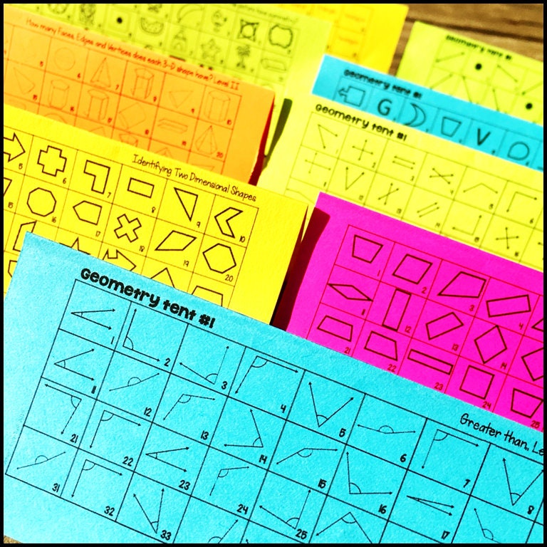 Geometry Activities Worksheet Alternative | Geometry Practice ...