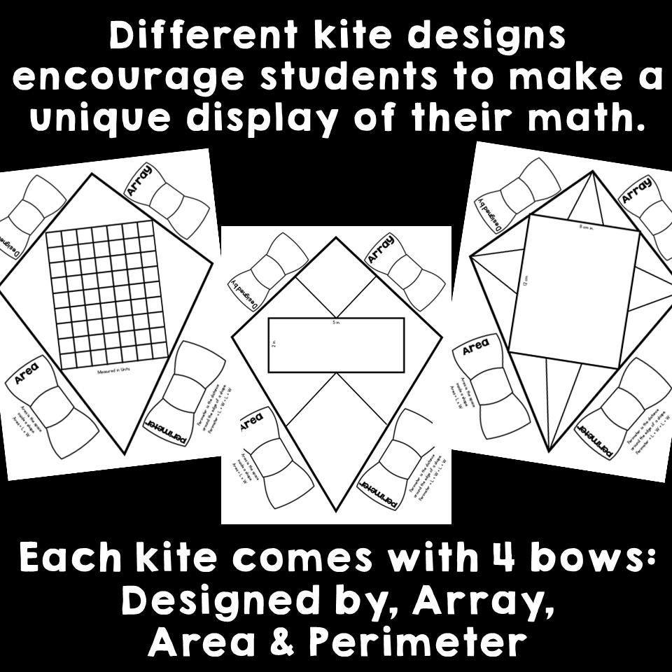 Area and Perimeter Math Craft and Multiplication Arrays Grade 3 and 4 ...