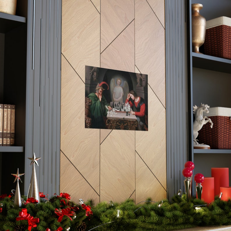 Checkmate the Chess Players Fine Art Print by Friedrich August Moritz ...