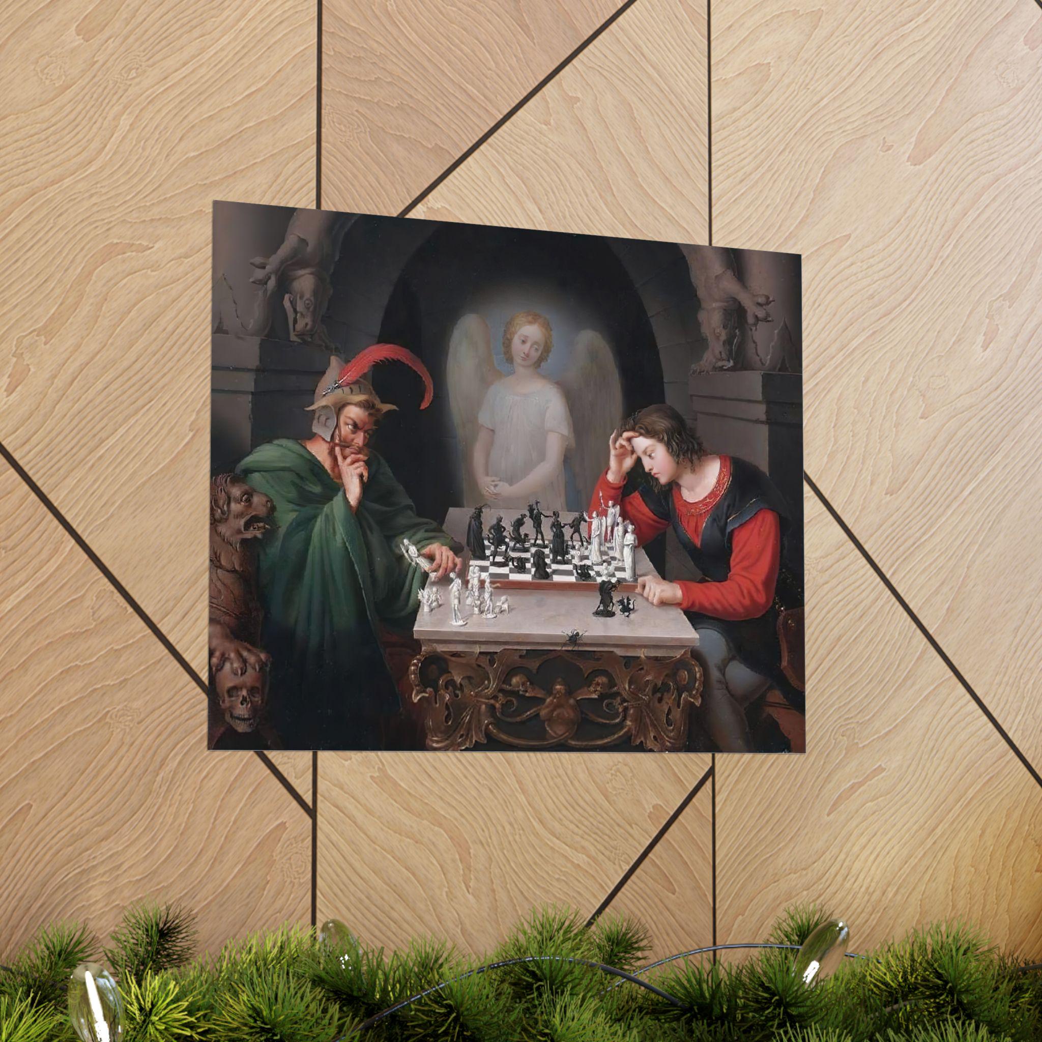 Checkmate (the Chess Players) Fine Art Print by Friedrich August Moritz ...