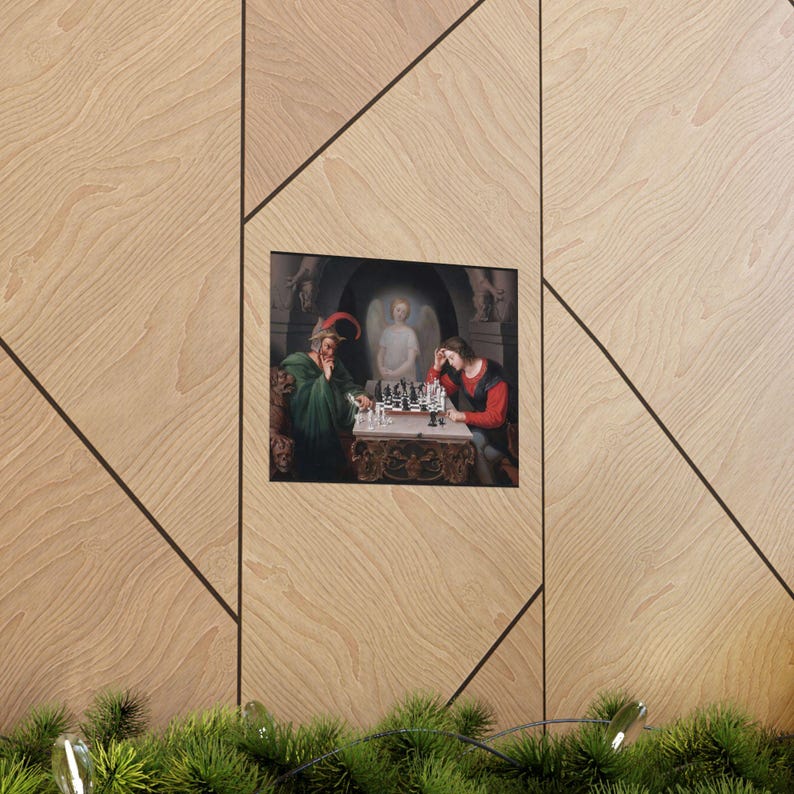 Checkmate (the Chess Players) Fine Art Print by Friedrich August Moritz ...