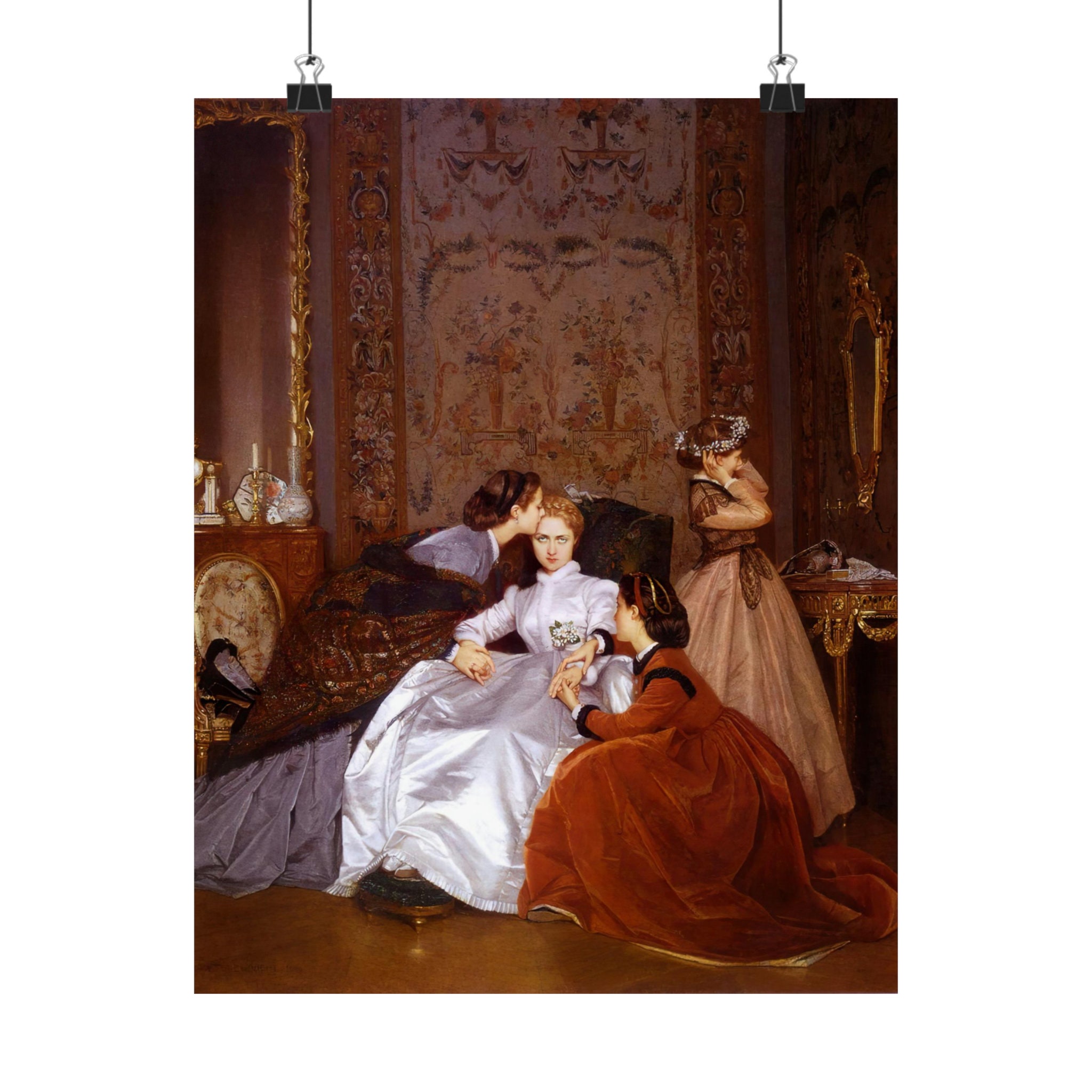 The Hesitant Bride, La Fiancée Hésitante, Auguste Toulmouche, Love ...