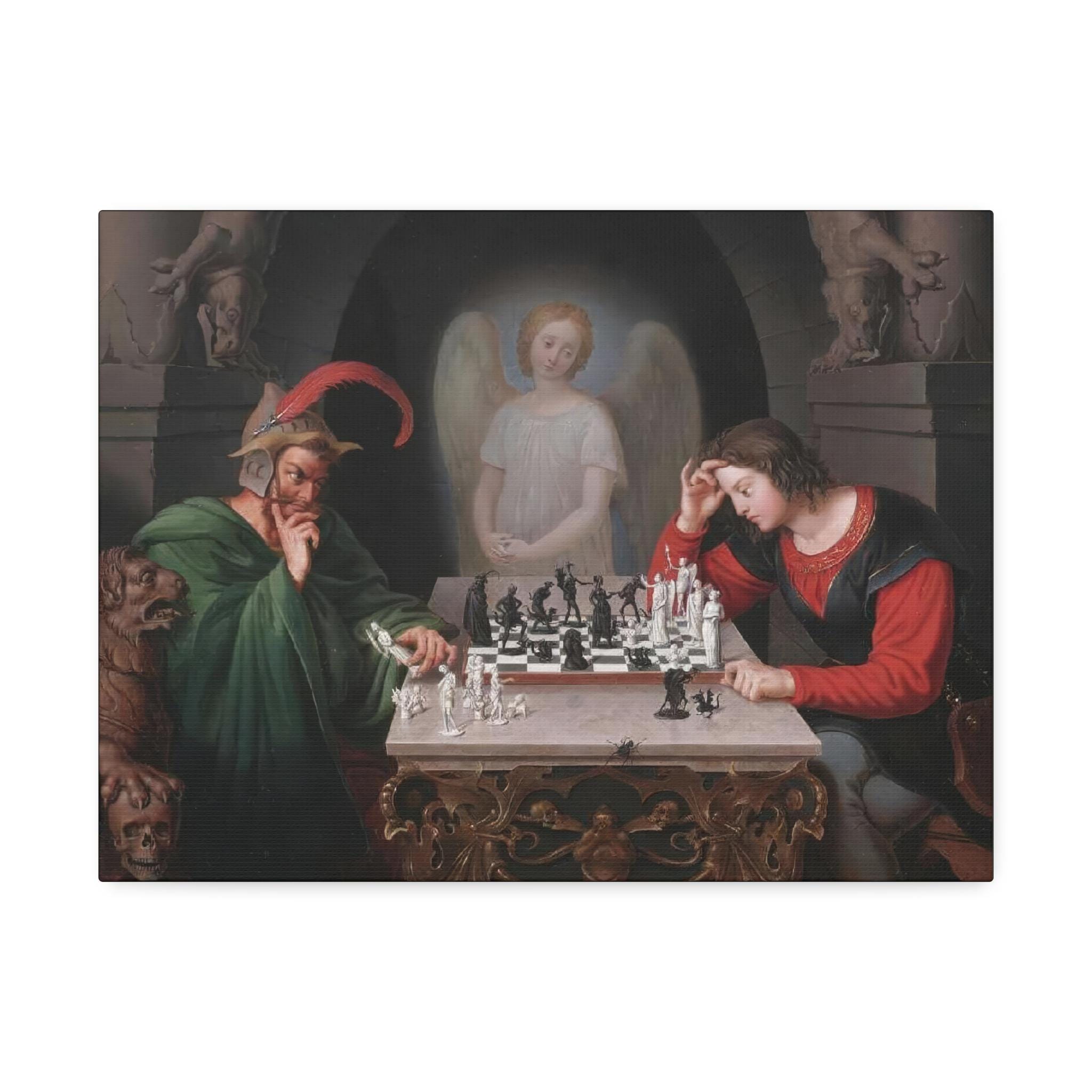Checkmate (the Chess Players) Fine Art Print by Friedrich August Moritz ...