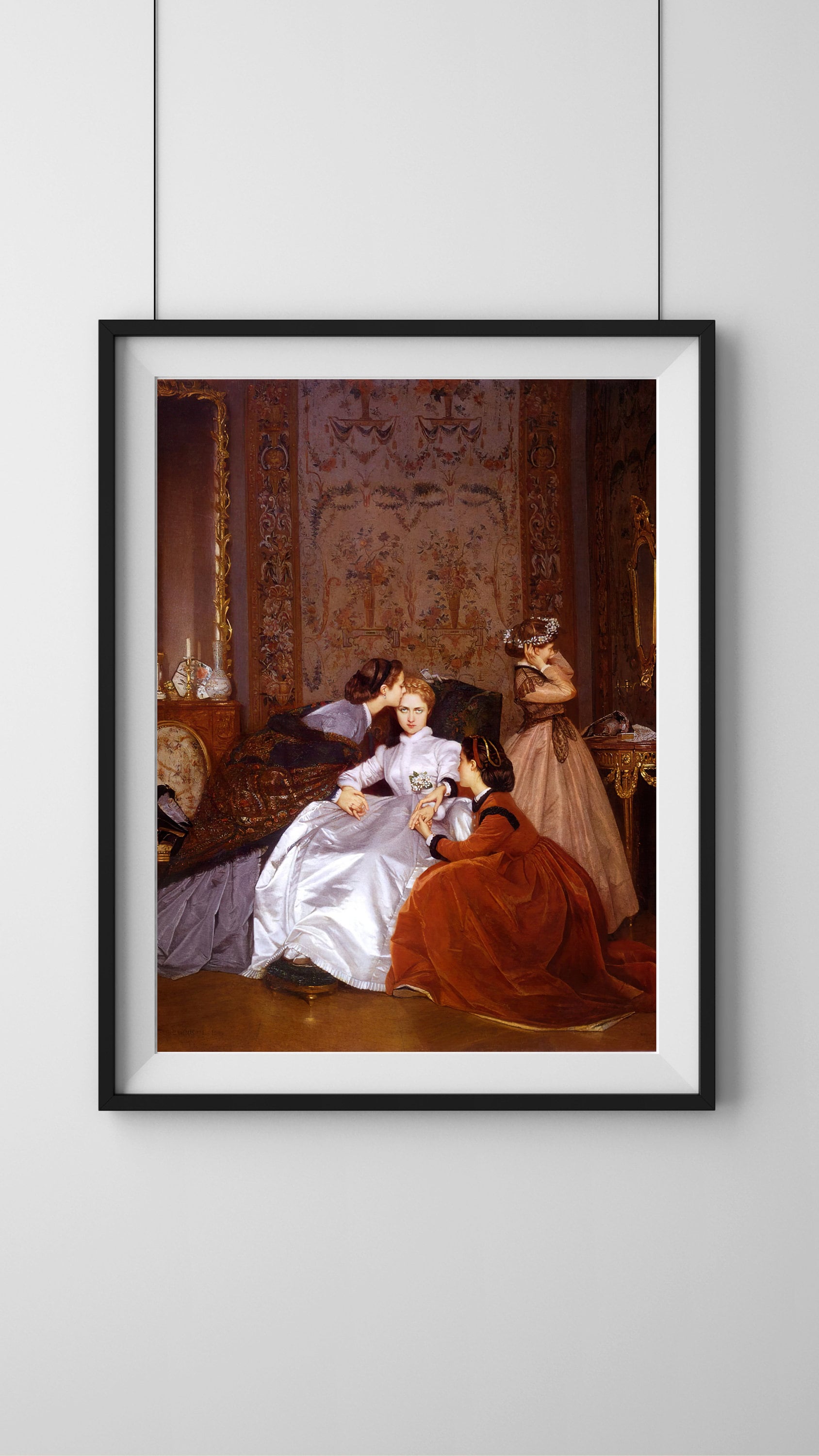 The Hesitant Bride, La Fiancée Hésitante, Auguste Toulmouche, Love ...