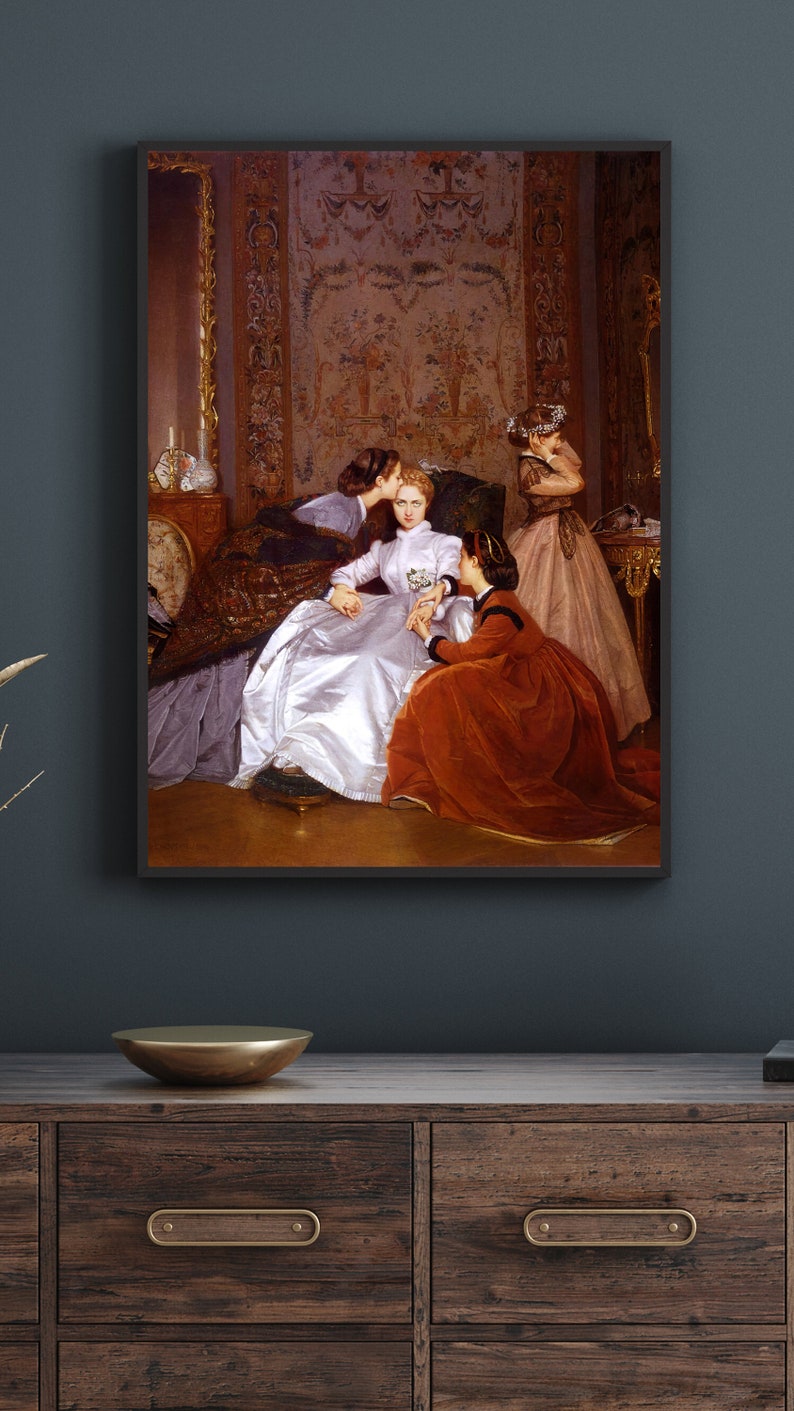 The Hesitant Bride, La Fiancée Hésitante, Auguste Toulmouche, Love ...