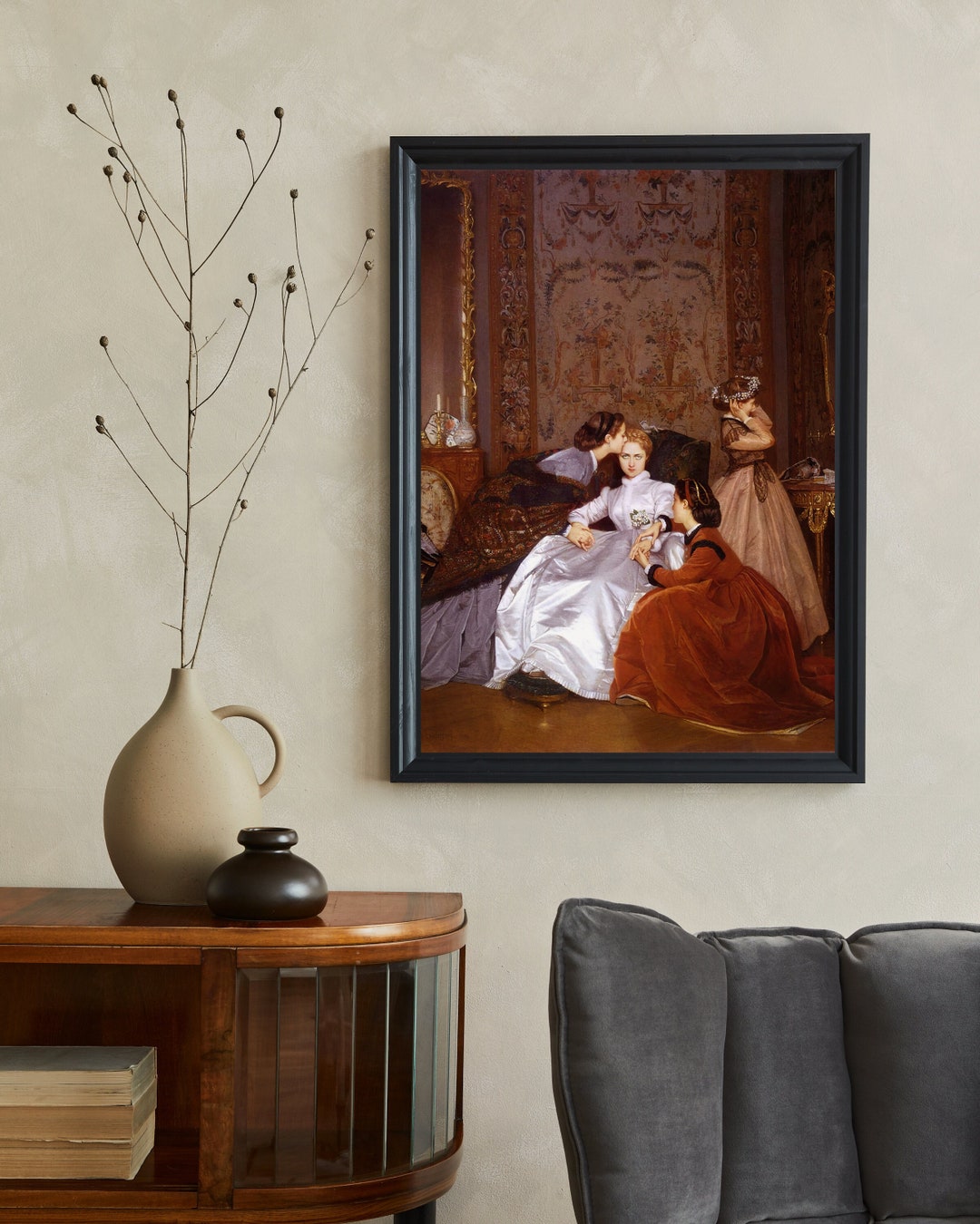 The Hesitant Bride, La Fiancée Hésitante, Auguste Toulmouche, Love ...