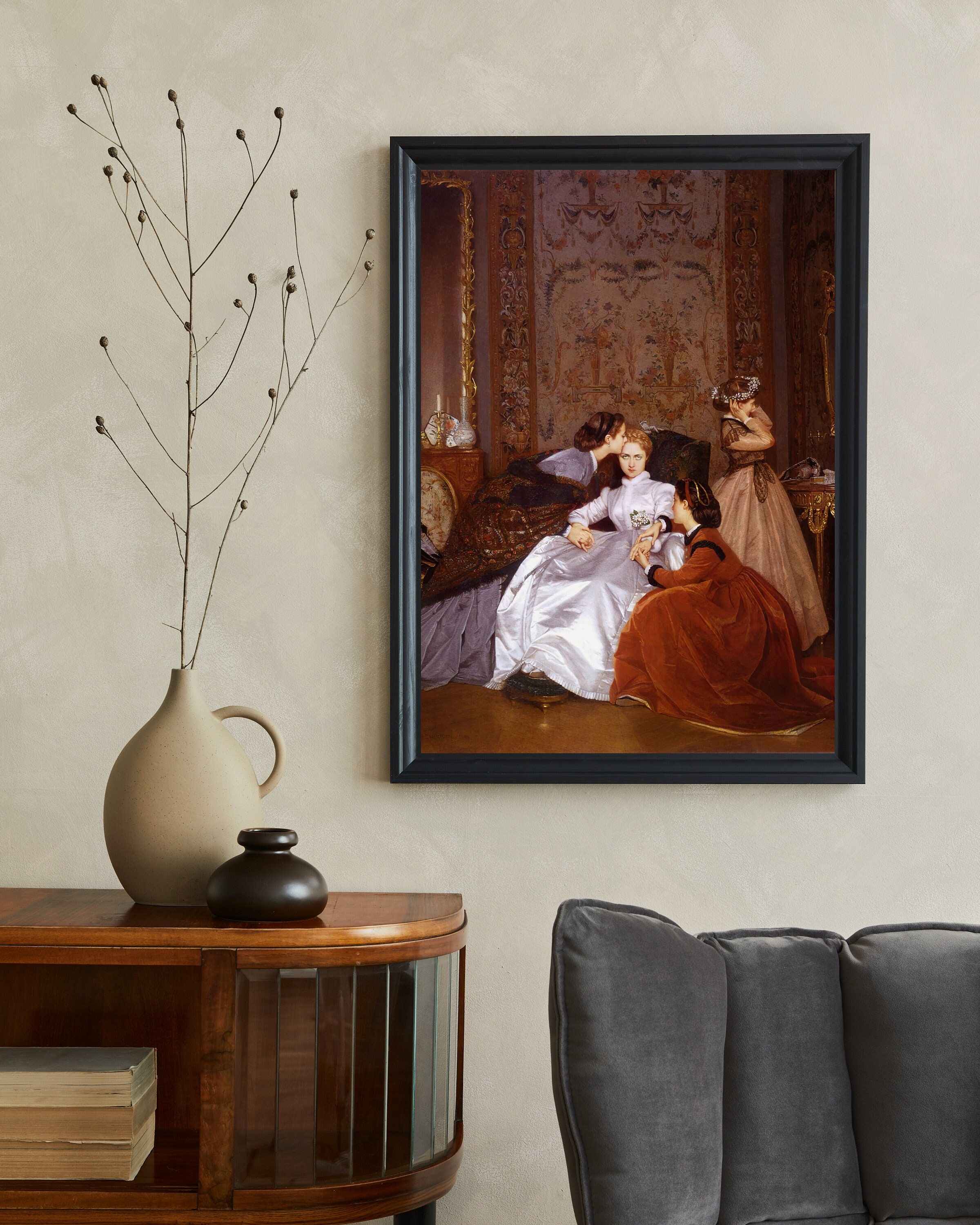 The Hesitant Bride, La Fiancée Hésitante, Auguste Toulmouche, Love ...