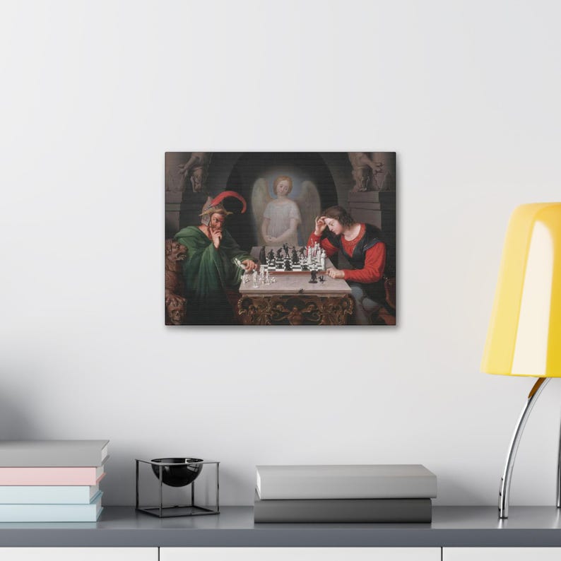 Checkmate (the Chess Players) Fine Art Print by Friedrich August Moritz ...