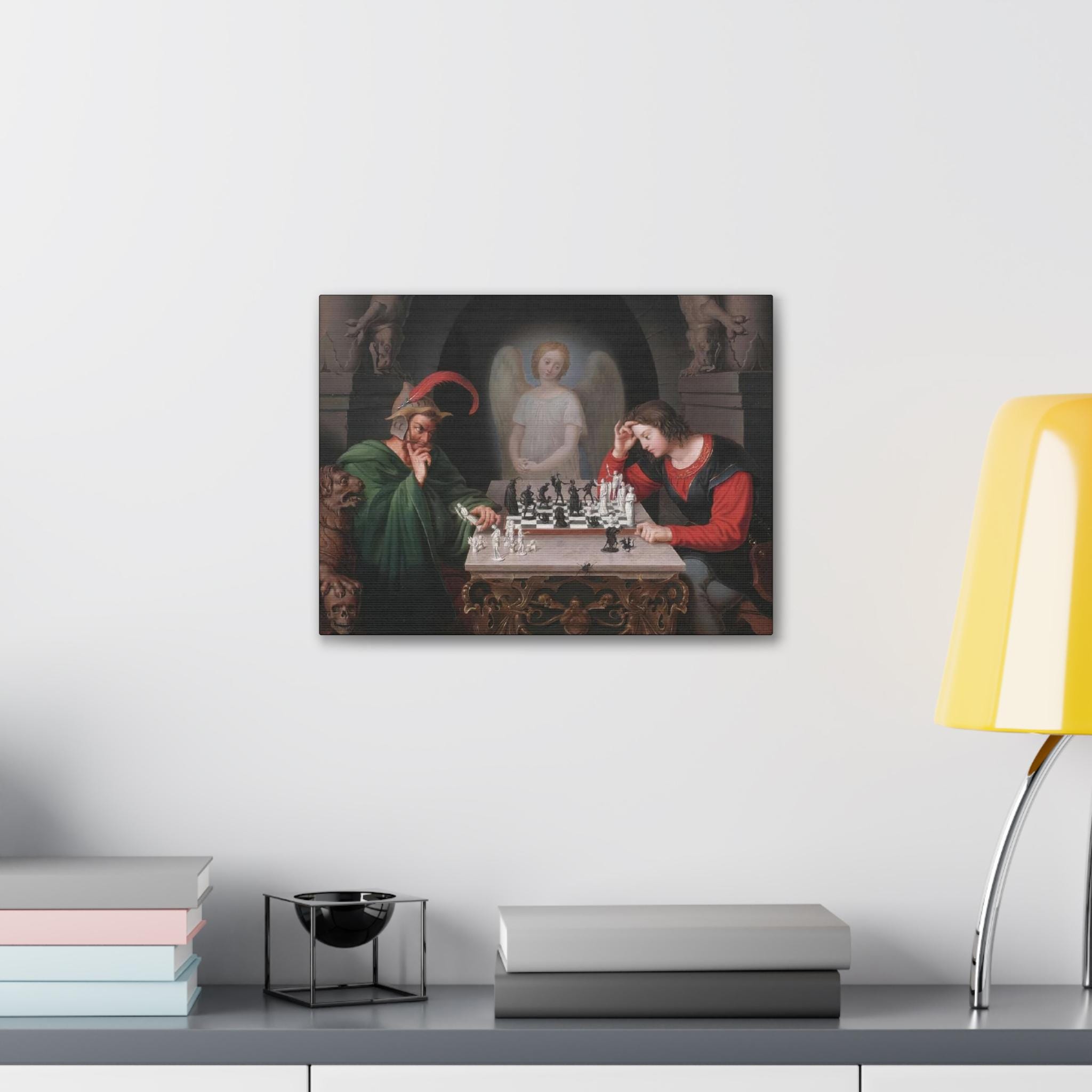 Checkmate (the Chess Players) Fine Art Print by Friedrich August Moritz ...