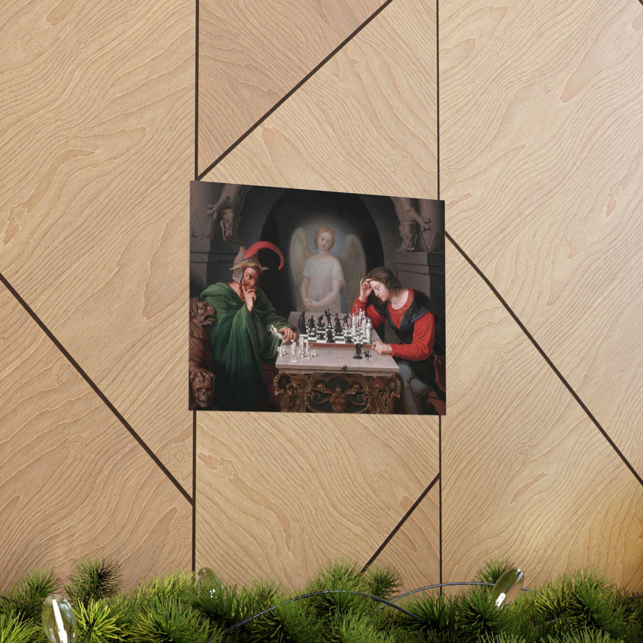 Checkmate (the Chess Players) Fine Art Print by Friedrich August Moritz ...