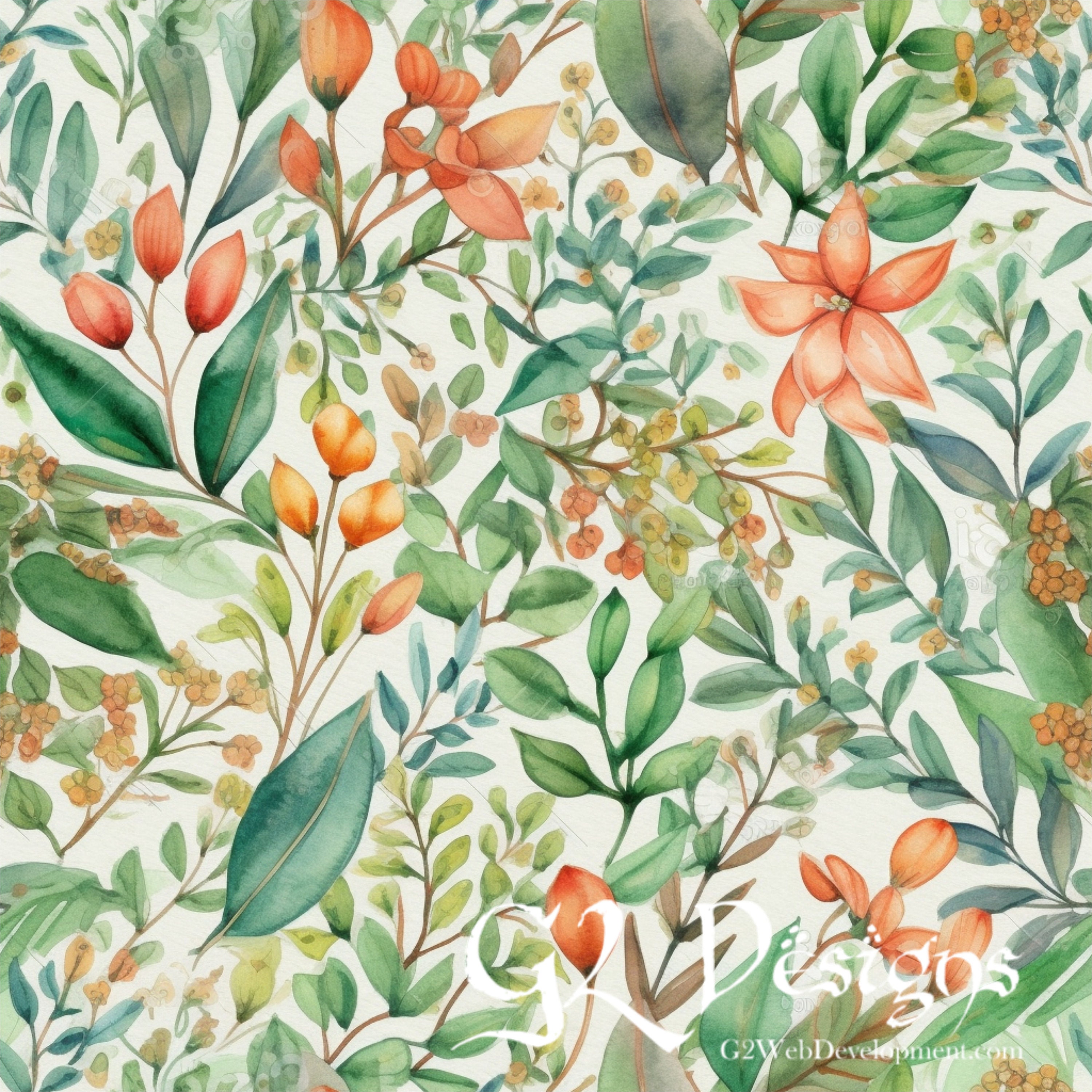 Watercolor Floral Digital Paper SEAMLESS Variety - Etsy