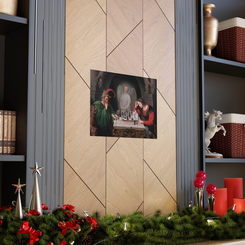 Checkmate (the Chess Players) Fine Art Print by Friedrich August Moritz ...