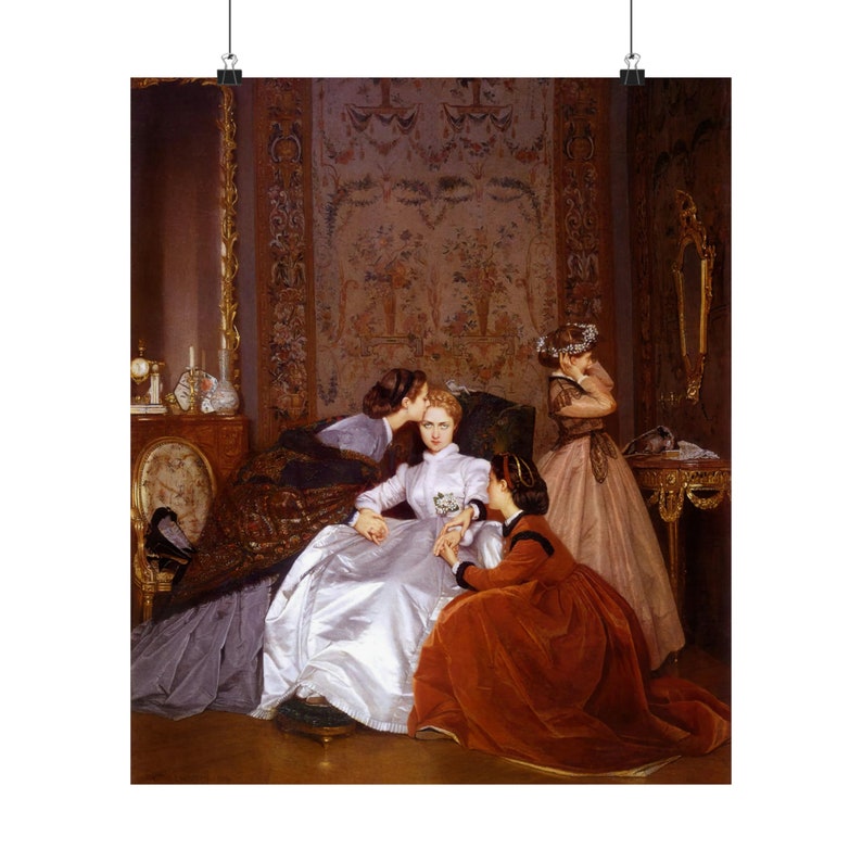 The Hesitant Bride, La Fiancée Hésitante, Auguste Toulmouche, Love ...