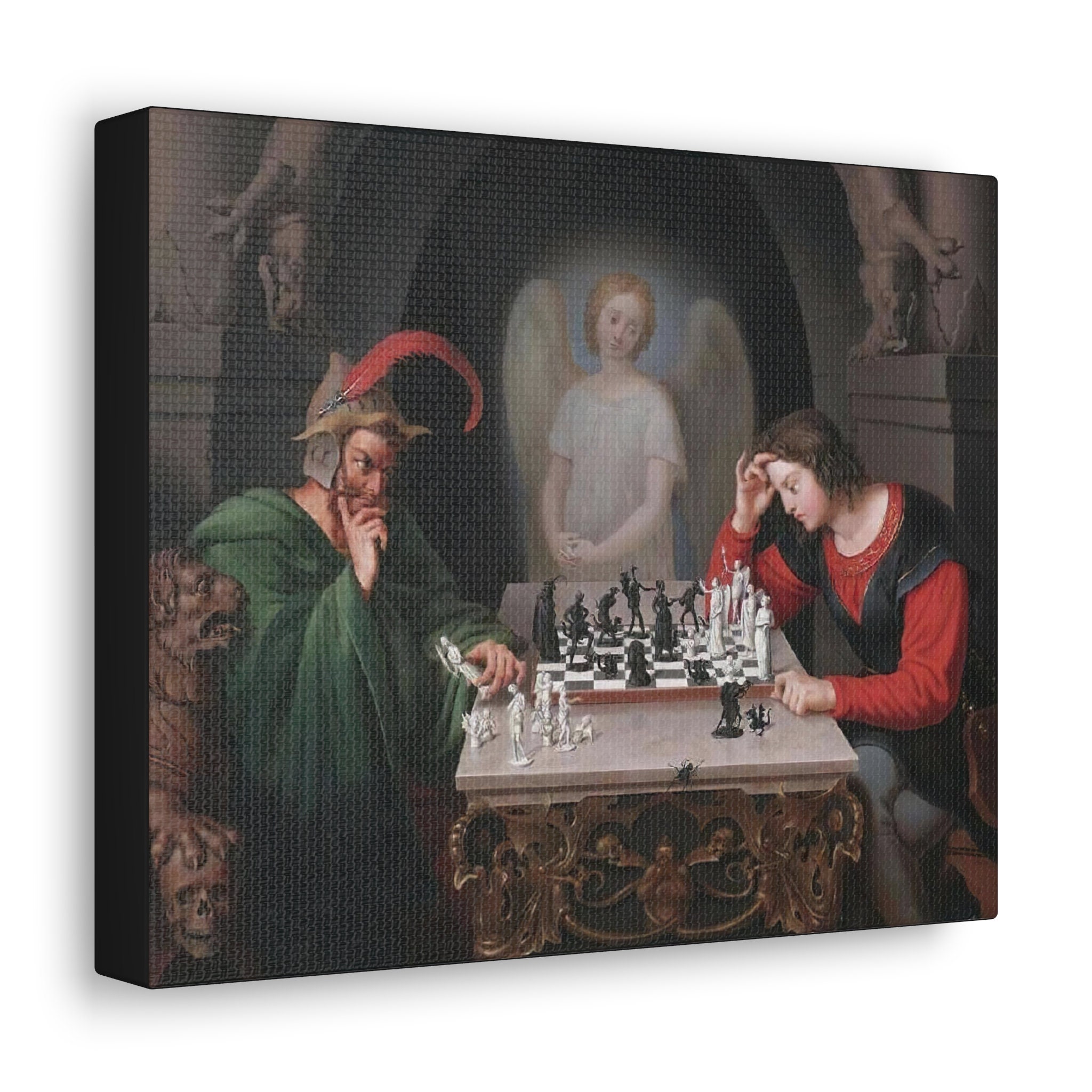 Checkmate the Chess Players Fine Art Print by Friedrich August Moritz ...