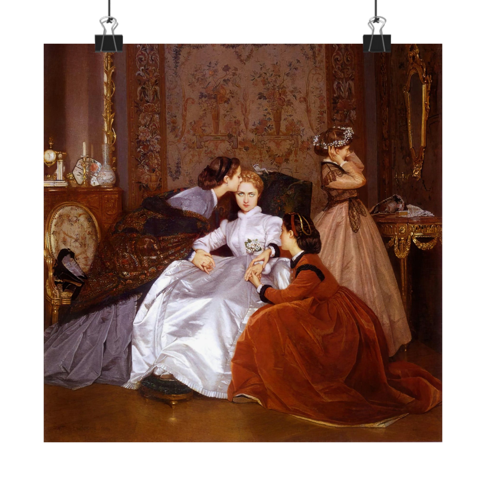 The Hesitant Bride, La Fiancée Hésitante, Auguste Toulmouche, Love ...