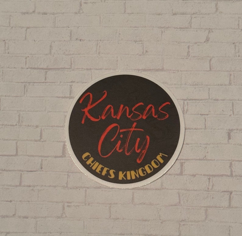 KC Chiefs Decal Vinyl Decal Sticker Kansas City Chiefs - Etsy