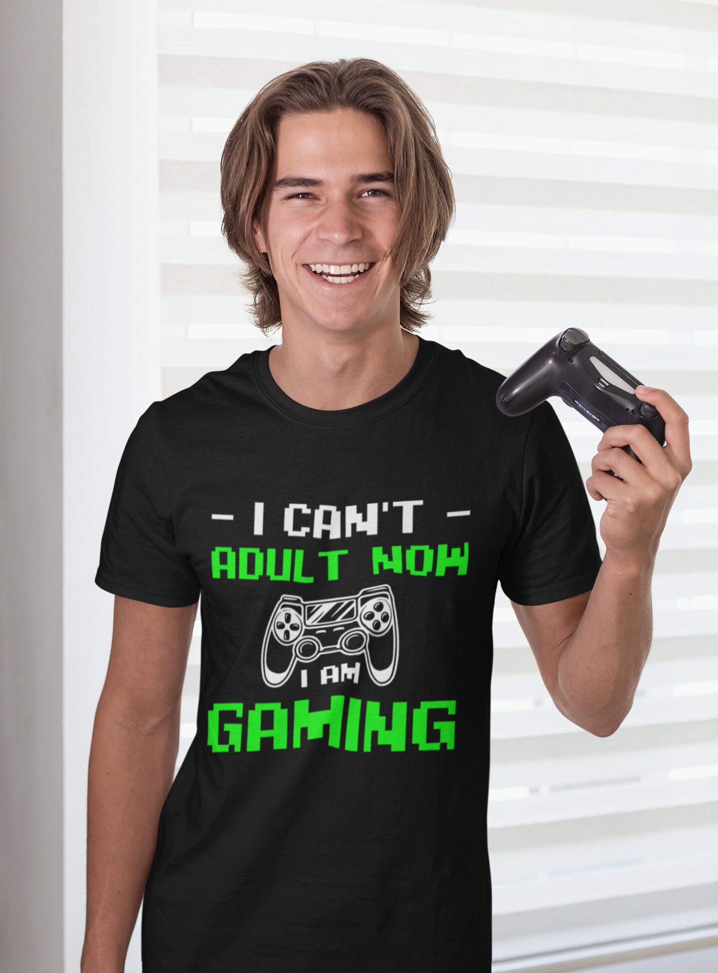Gamer -I Can't Adult Now I Am Gaming, Gaming Shirt, Funny Gaming Shirt ...