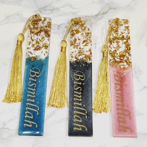 PERSONALISED Resin Bookmark HANDMADE Resin Bookmark - Etsy