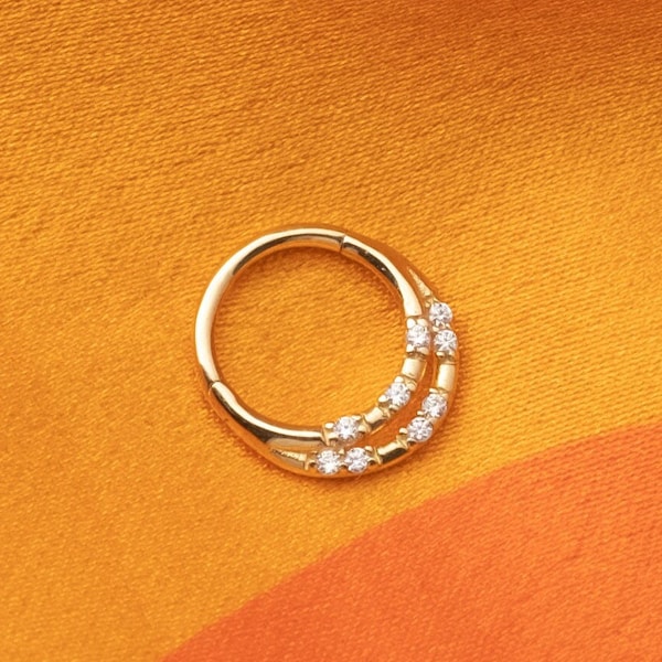 14k Rook Hoop Earring - Etsy