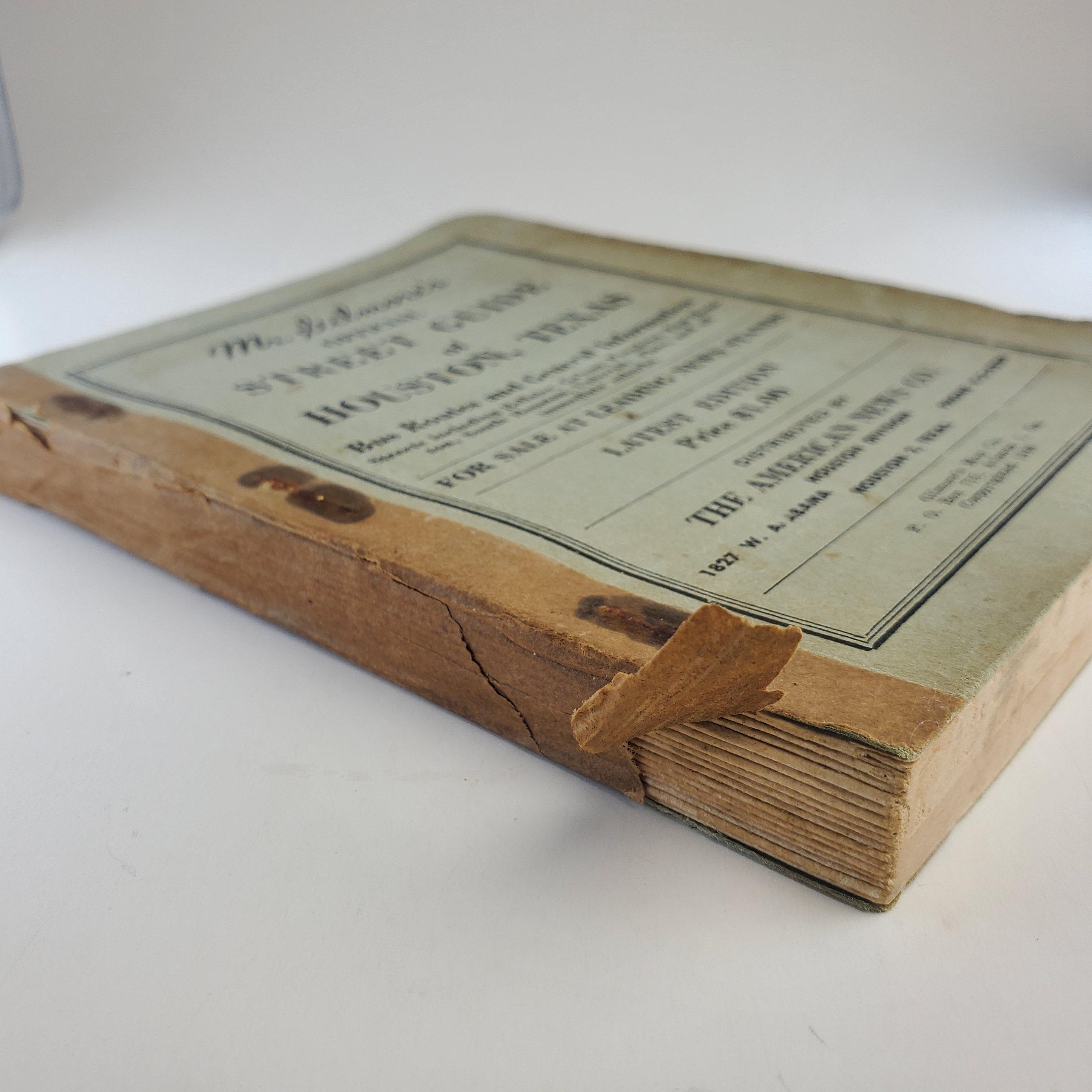 1946 Gilmore's Map Company Official Street Guide of Houston Texas - Etsy