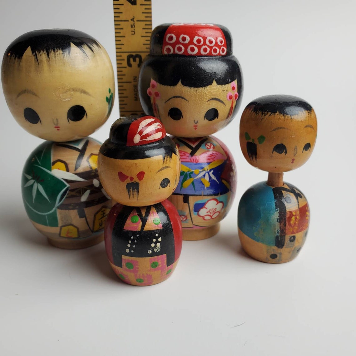 Vtg. 50's or 60's Japanese Kokeshi Bobblehead Head - Etsy