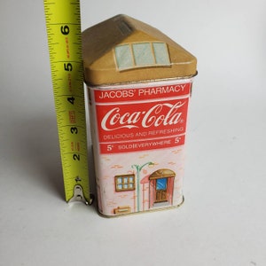 Jacob's Pharmacy Coca Cola Coke Bristolware Tin Box - Etsy