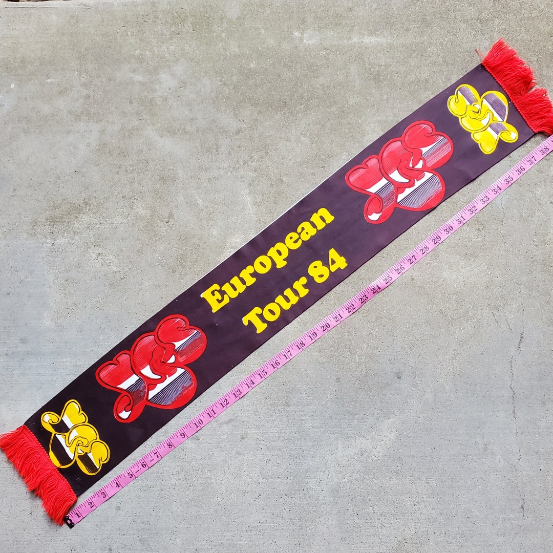 Rare YES Band 1984 European 90125 Concert Tour Scarf Memorabilia - Etsy