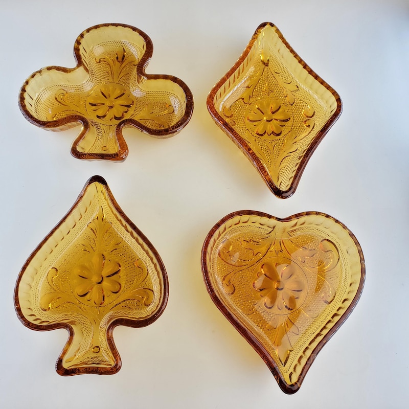 Vintage Playing Card Dish - Etsy
