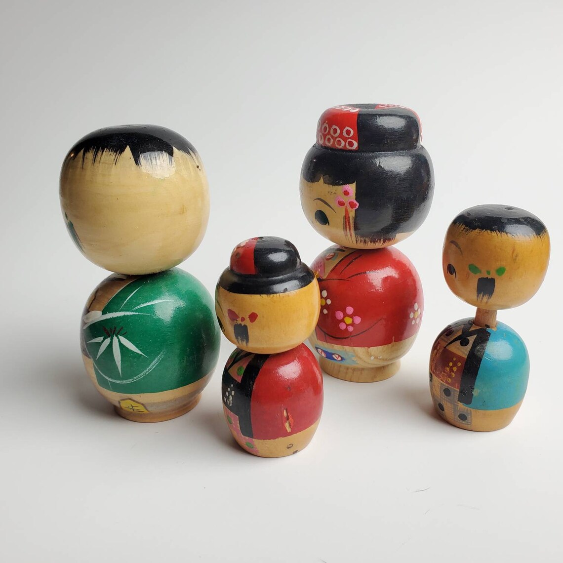 Vtg. 50's or 60's Japanese Kokeshi Bobblehead Head - Etsy