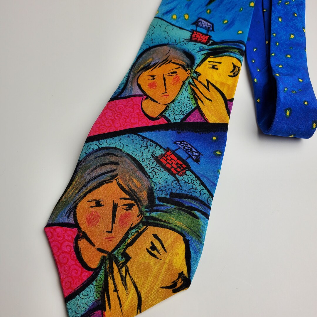 Vintage 1991 the Beatles Silk Tie by Apple Corp Do You Want to Knowa ...