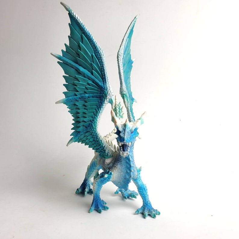 Schleich Bayala Ice Hunter Dragon Figure, D-73527 With Posable Wings ...