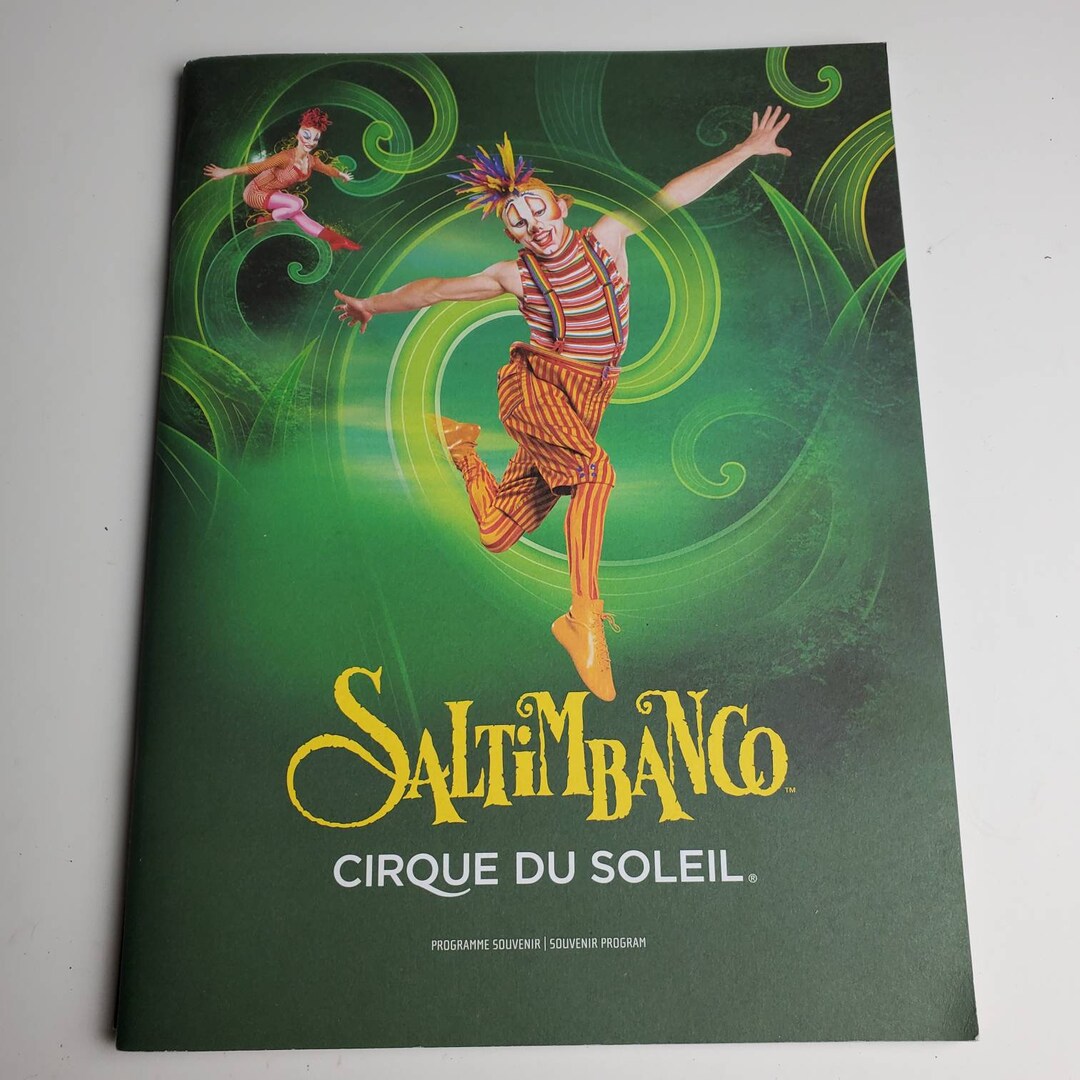 2012 Cirque Du Soleil Sltimbanco Souvenir Program W/ Insert. - Etsy