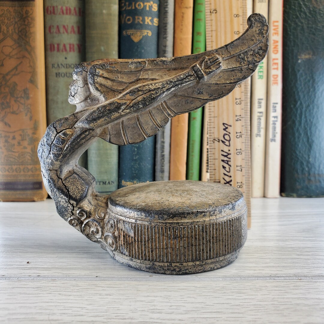 1928 Essex Winged Goddess Mascot Radiator Cap. Read Description. Hudson ...