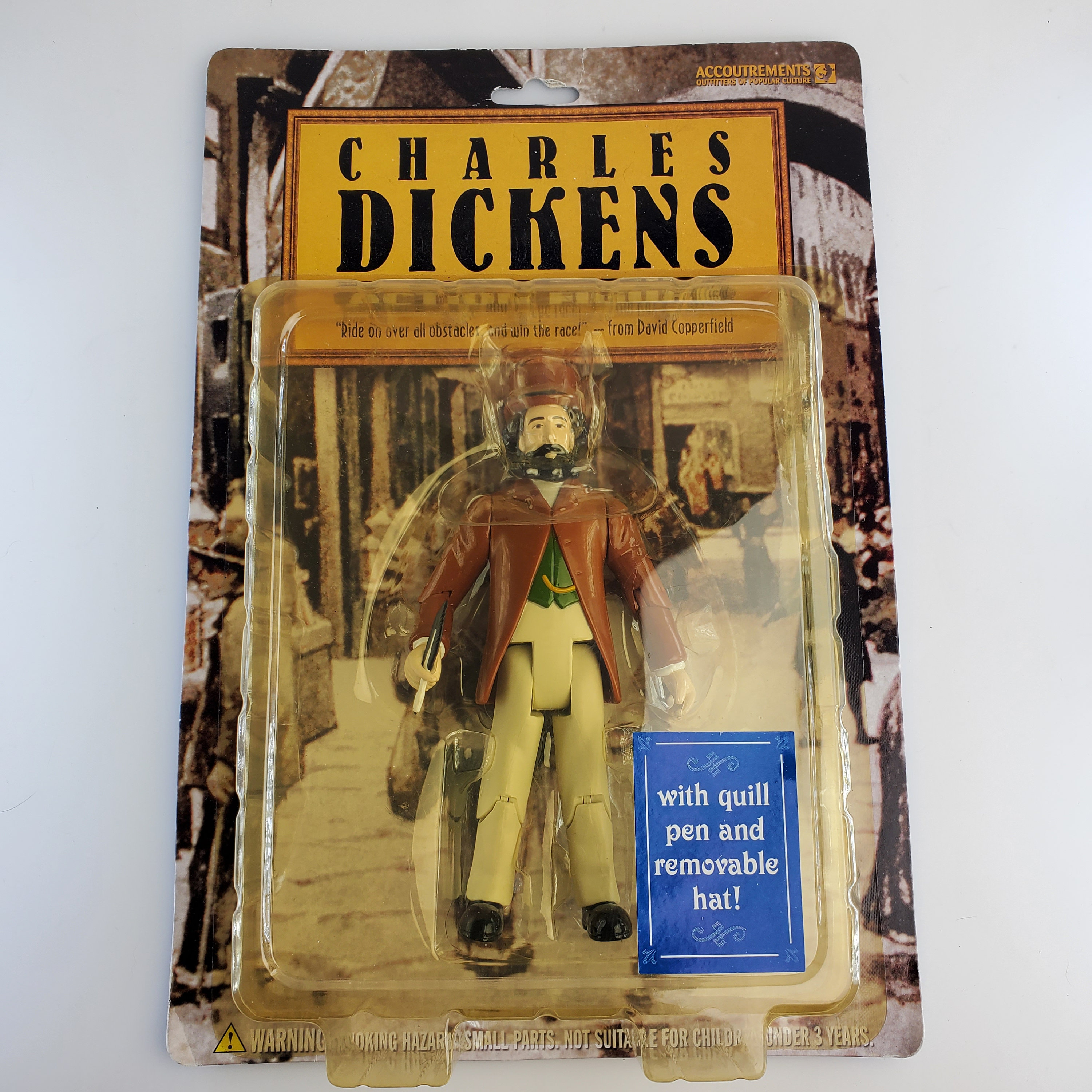 Accoutrements Historical Action Figures. Charles Dickens. Benjamin ...