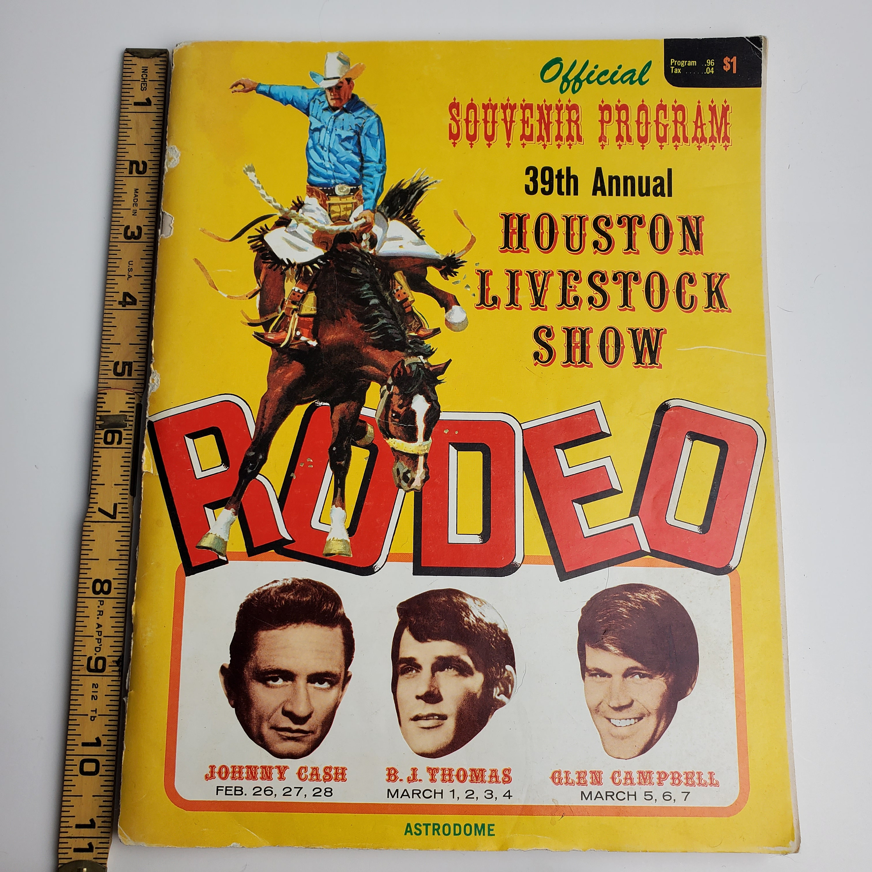1971 Astrodome Houston Livestock Show and Rodeo Program W - Etsy
