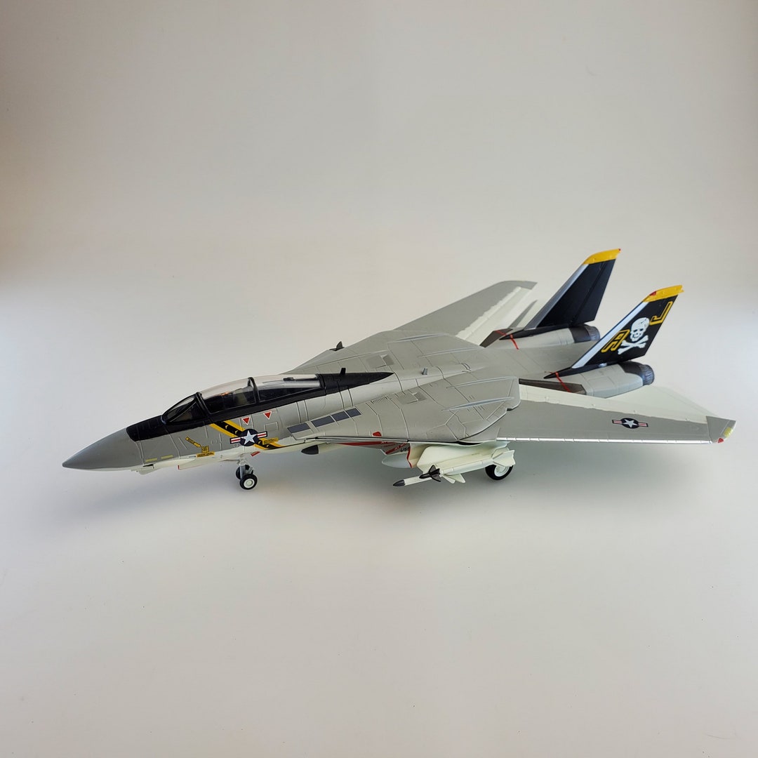 Limited Edition Hogan VF-84 Jolly Rogers Die Cast F-14 Tomcat Jet 1/80 ...