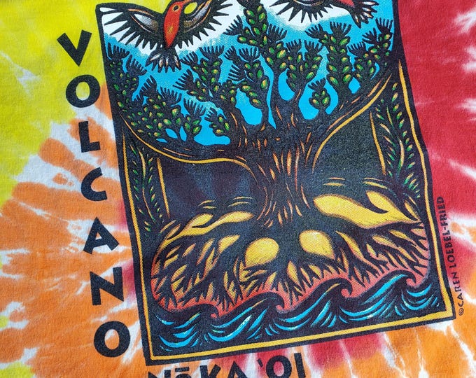2001 Noka Volcano Community Organization Tie Dye Shirt Sz. Medium ...