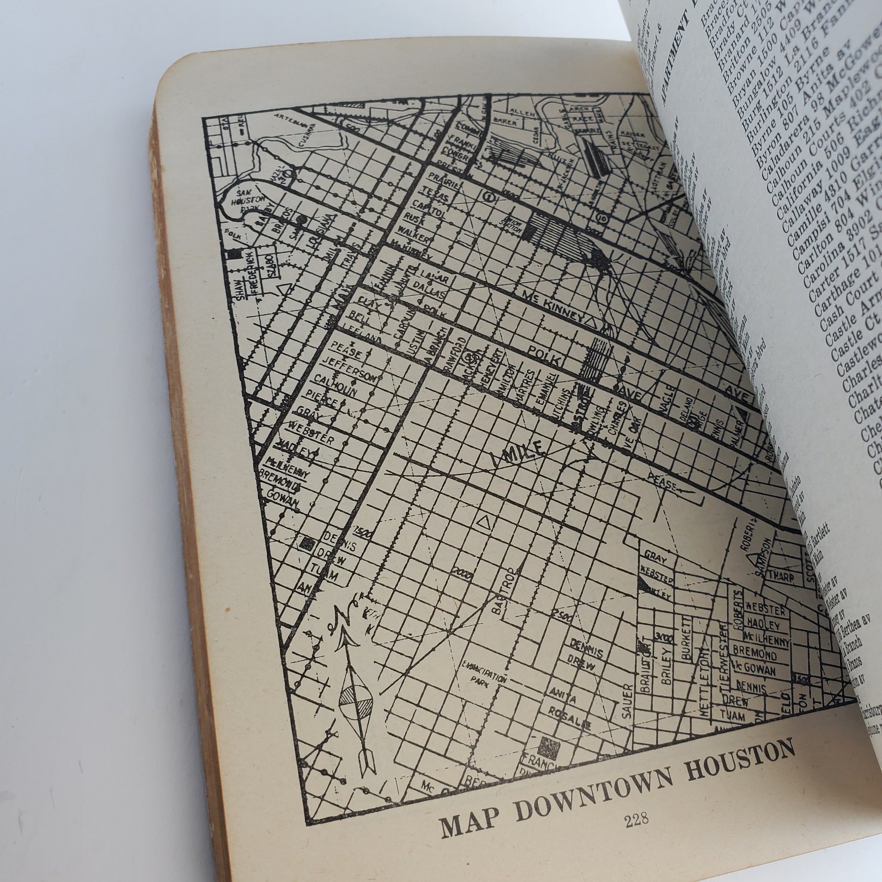 1946 Gilmore's Map Company Official Street Guide of Houston Texas - Etsy