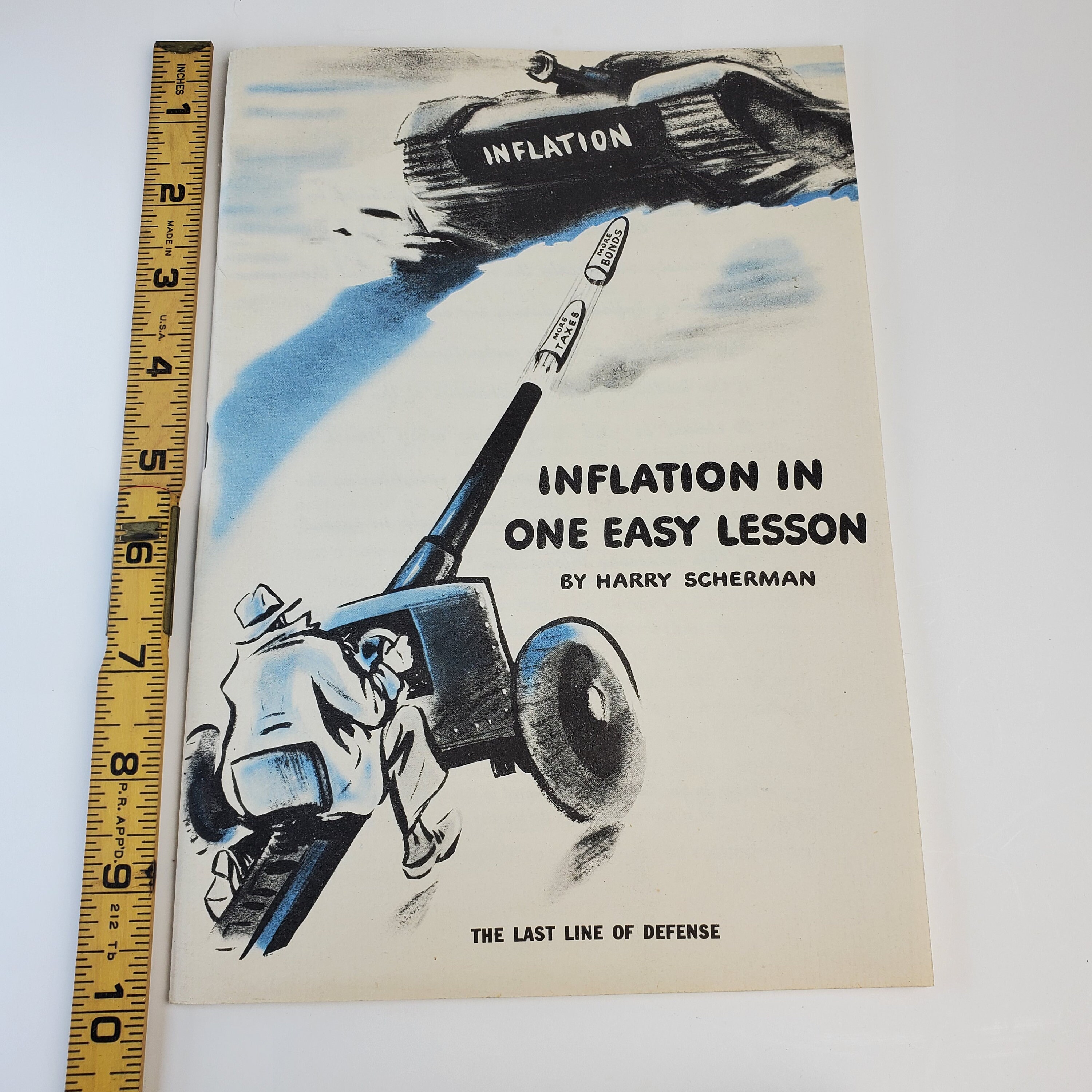 1943 WW2 Inflation in One Easy Lesson Pamphlet Booklet by the Council ...