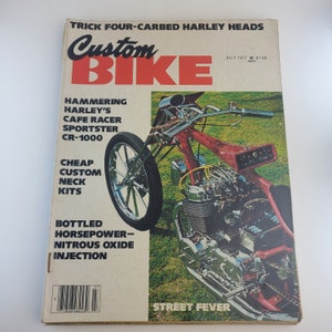 Vintage 1970's Custom Chopper Motorcycle Magazines Priced Each. Harley ...